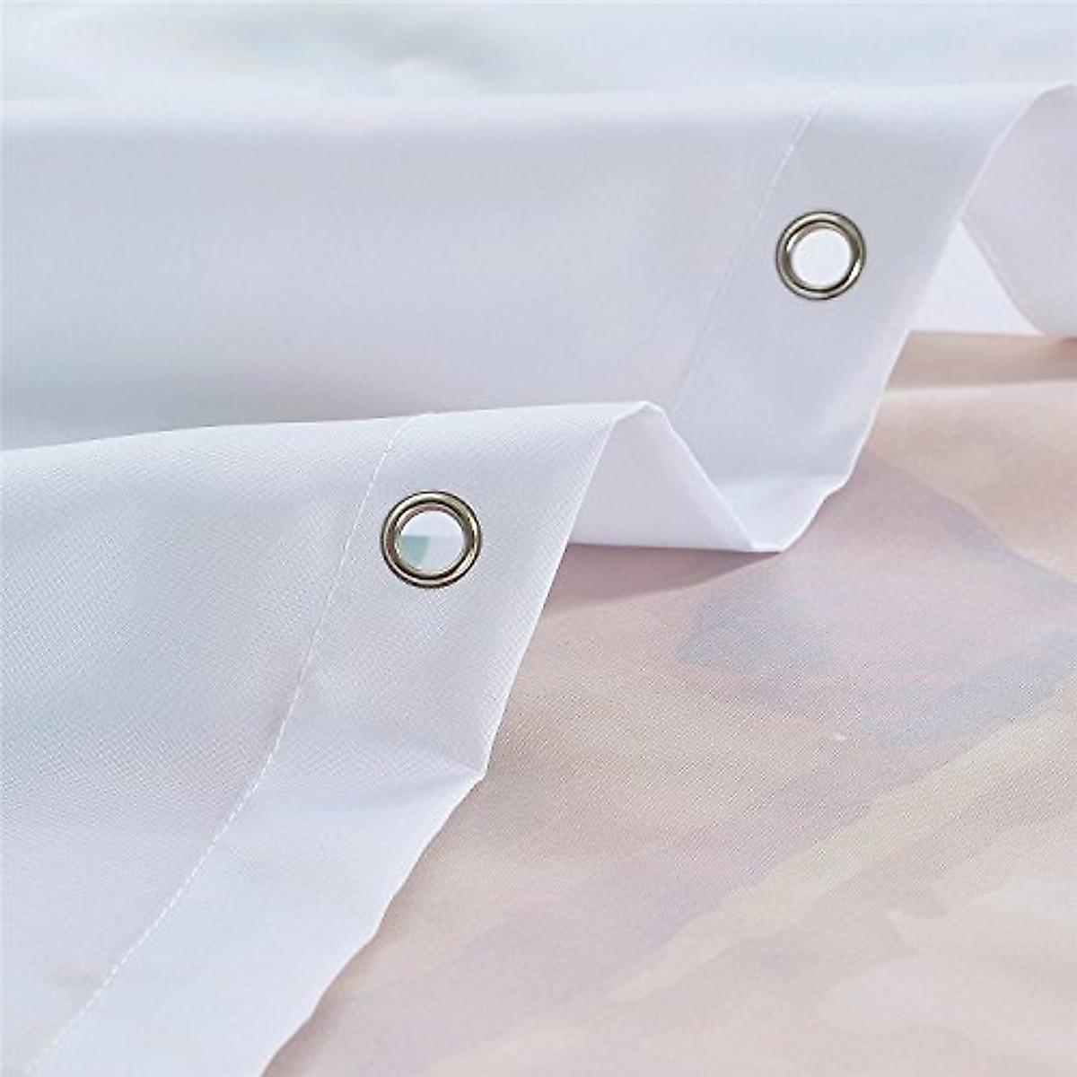 Uokiuki Weed Shower Curtain Set with Hooks, Bathroom Sets with Shower Curtain and Rugs, Toilet Lid Cover and Bath Mat, Marijuana in Smoke Bathroom Shower Curtain Sets