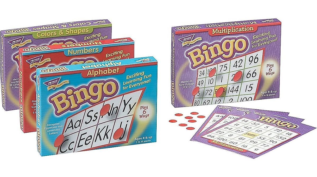 TREND T6062 Young Learner Bingo Game for Alphabet Fun