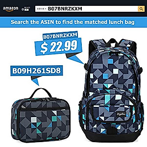 rickyh style Backpack for Students kids bag Lightweight Waterproof 15.6 Inch