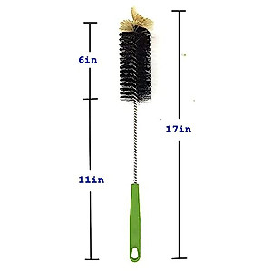 Bottle Brush, Long Handle Brushes Bendable Pipe Cleaners for Washing Beer Bottle, Water Wine Decanter, Cup, Pipes, Sinks, Household Kitchen Cleaning Brush
