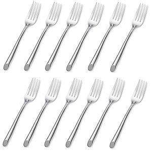 Towle Living Wave Stainless Steel Dinner Fork (Set of Twelve)