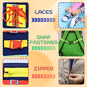 hosck Montessori Toys for 1 Year Old, Newborn Toys Education Activity Toddler Toys for Basic Skills Learning,Dress Cognition, Bag Designed Enlighten Toy for Infants, Boys and Girls