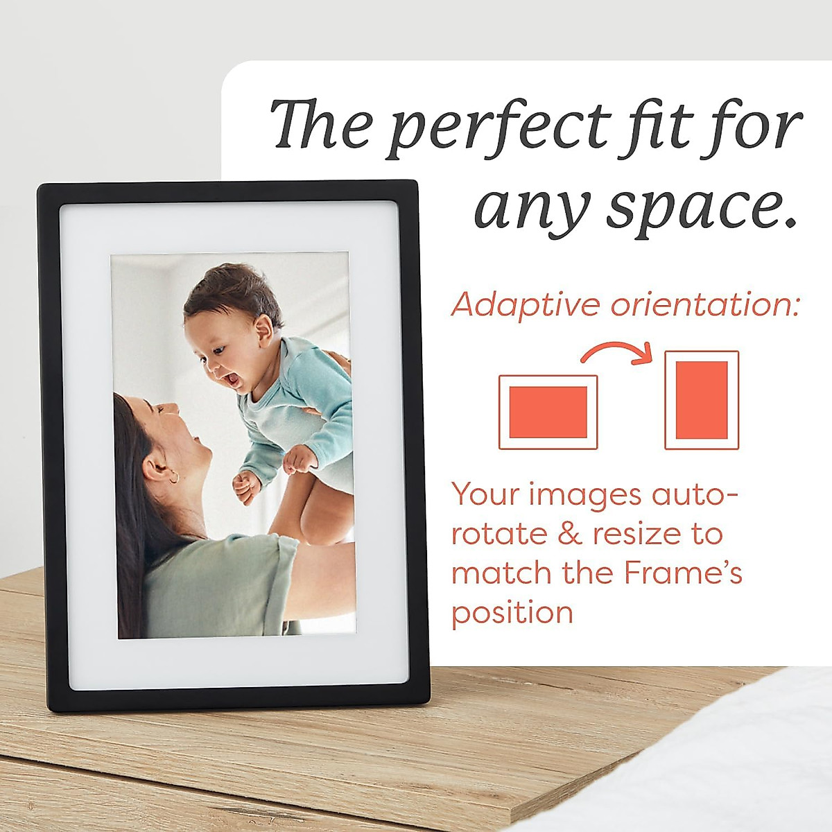 Skylight Frame: 10 inch WiFi Digital Picture Frame, Email Photos from Anywhere, Touch Screen Display, Effortless One Minute Setup - Gift for Friends and Family