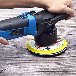 POLIWELL 6 Inch (150mm) Interface Pad Hook and Loop Soft Sponge Cushion Buffing Pads, 2 Pack