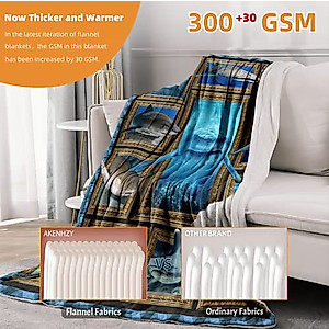 Shark Gifts for Women Men, Shark Print Fleece Throw Blanket, Soft Cozy Flannel Blankets and Throws for Couch Bed Sofa Living Room Decor, Lightweight Warm Plush Blanket for All Season 60" x 80"