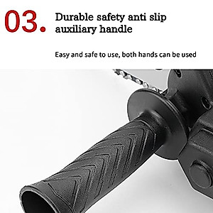 Electric Drill Convert to Chainsaw Electric Mini Chainsaw Tool Attachment Accessory Modification Tool Set Woodworking Cutting Tool Pruning Shears Chainsaw for Tree Trimming Wood Cutting hotlander_US