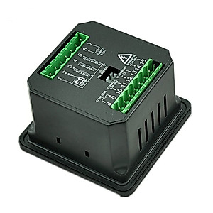 YOKDEN ATS220 Generator Genset Controller Panel ATS Control Auto Transfer Switch Dual Power DC 8V-36V Single Phase, 78*78*55mm (3.07*3.07*2.17in)