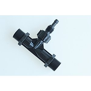Pvdf Venturi Injector 1/2” Inch Gas-Liquid Mixing Venturi Injection for Ozone Generator, Agriculture Fertilizer Irrigation, Sewage Treatment, Dosing Device, Jet Device