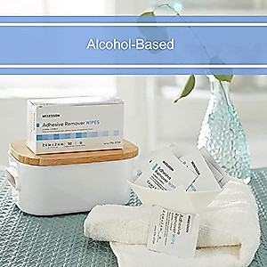 McKesson Adhesive Remover Wipes, Sterile, Individual Packet, 50 Wipes