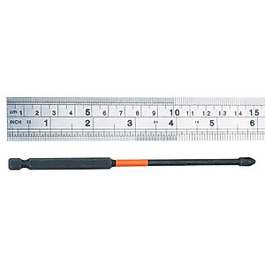 10PCS Phillips Bits #2 High Torque Impact Driver Bits Magnetic 2 Phillips Bits 6 Inch Long PH2 Bits TS2 Steel Phillips Head Drill Bits Phillips Screwdriver Bits 1/4 Hex Shank Screw Bits