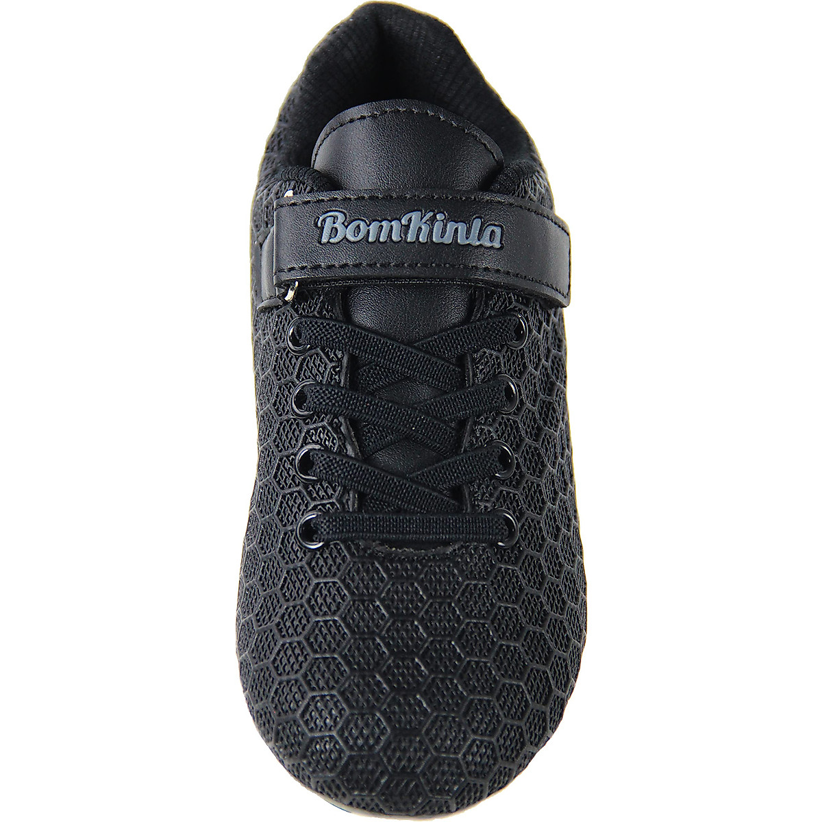 BomKinta Kid's FG Soccer Cleats Athletic Outdoor Soccer Shoes Black Size 2.5 M US Little Kid