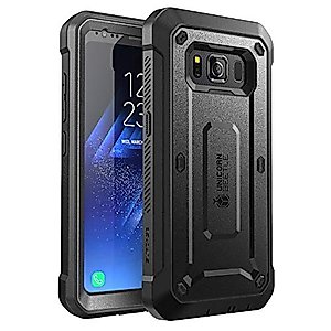 SUPCASE Unicorn Beetle Pro Series Case Designed for Samsung Galaxy S8 Active 2017 Release，Full-Body Dual Layer Rugged Holster Case with Built-in Screen Protector (Black)