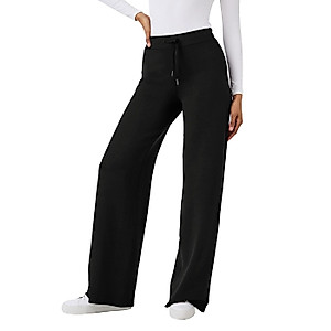 XIEERDUO Loungewear Set Women Fall Fashion 2024 Sweatsuit Set 2 Piece Outfits Black M