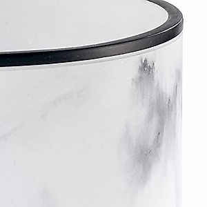 Avanti Linens - Waste Basket, Decorative Trash Can, Modern Inspired Bathroom Decor (Jasper Collection)