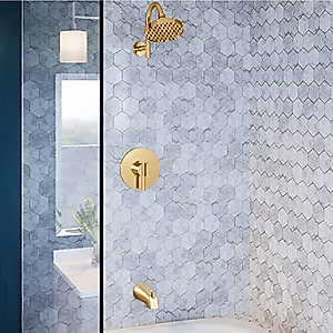 Design House 583898 Pull-Up Tub Diverter Spout, Satin Gold