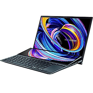 ASUS ZenBook Duo 14 UX482 FHD Touchscreen (Intel 4-Core i7-1165G7, 16GB RAM, 1TB SSD) Business Laptop, Innovative ScreenPad Plus, Backlit KeyBoard, Thunderbolt 4, Webcam, IST HDMI, Stylus, Win 11 Home