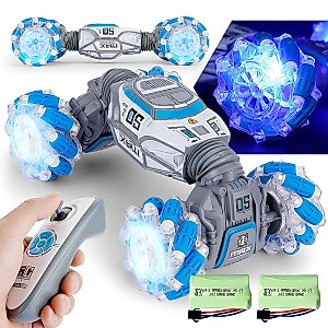 Remote Control car for Boys 4-7 RC Stunt car Twist rc Cars Age 8-12 Offroad Hobby Crawler Toy Hand Gesture Sensing Drift 360 Flips Double Sided Rotate Transform 4WD Vehicles 5 Year Old Girls Kids