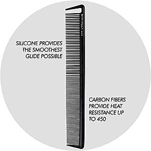 Sam Villa Signature Series Professional Long Cutting & Hair Parting Comb