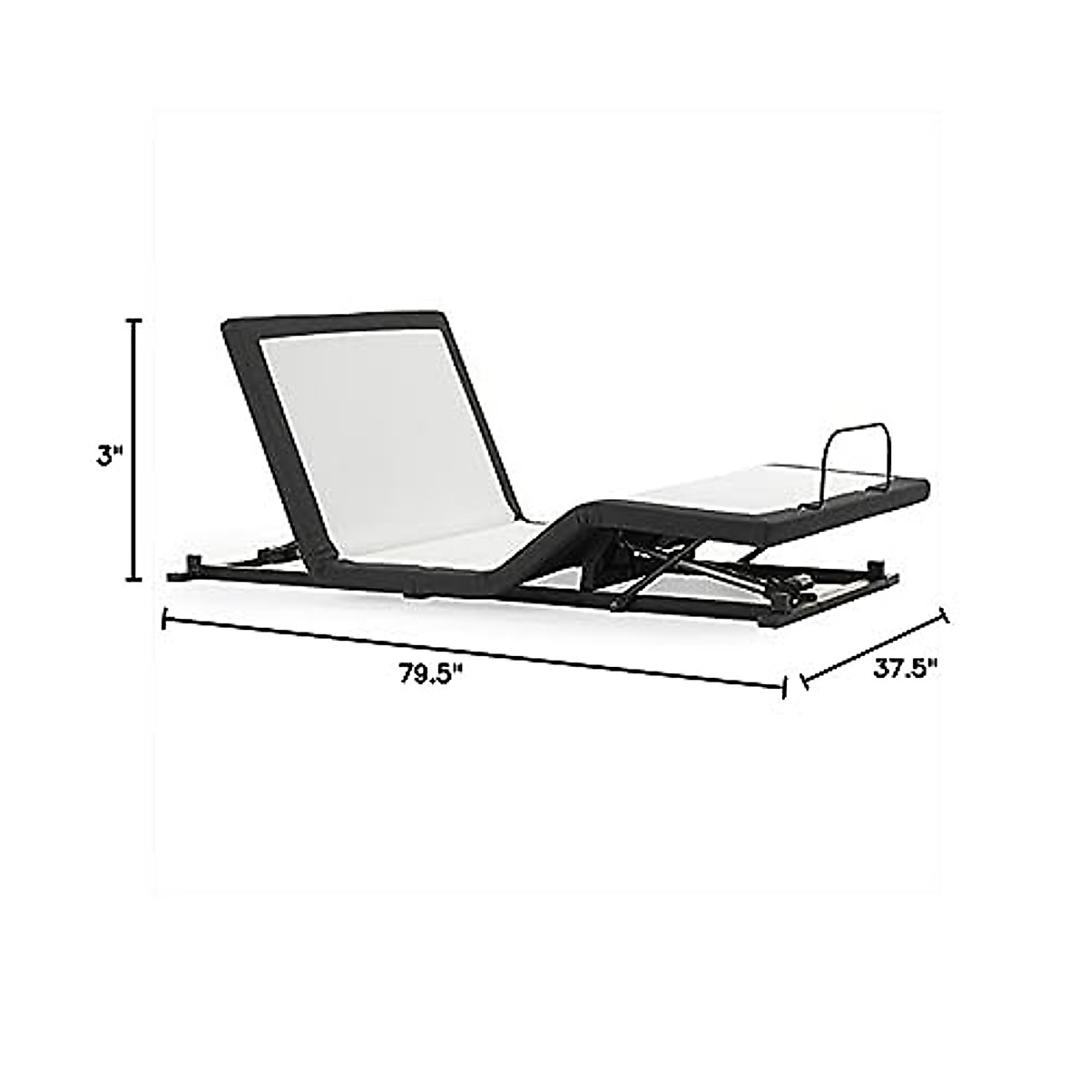 Blissful Nights z4 Adjustable Bed Frame for Storage Beds with Massage Anti-Snore, Zero G, USB Charging Station, Wireless Remote Head and Foot Incline and No Tools Required Assembly … (Split King)