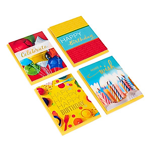 Hallmark Birthday Cards Assortment, 16 Cards with Envelopes (Classic Celebrate)