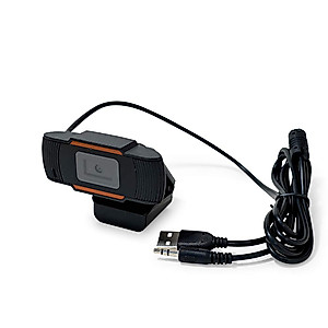 Tech Essentials Black 720P Webcam for New Version Zoom & Skype