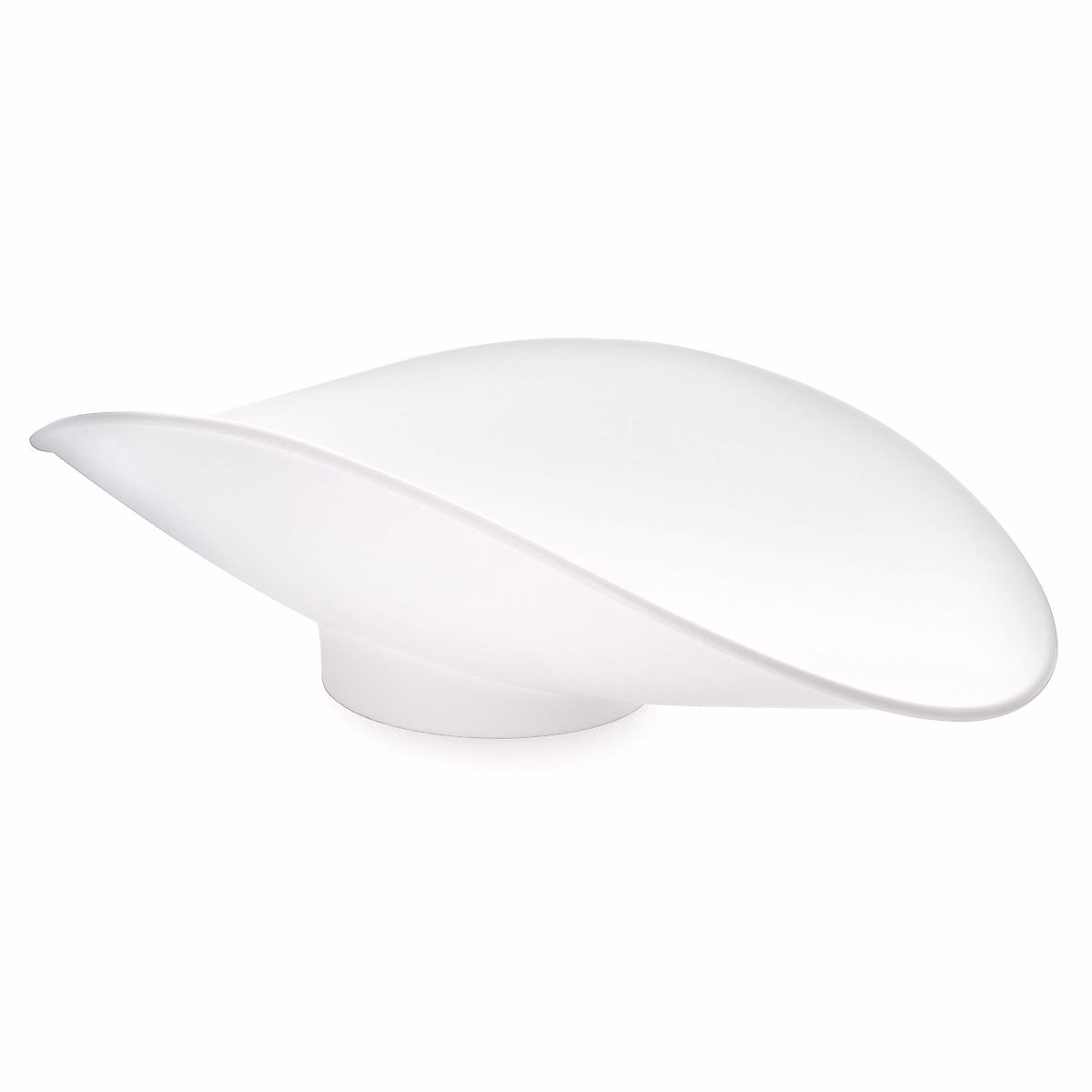 Penn Scale USA-Made Plastic Footed Bakers Scale Scoop for Weighing (11" x 21" x 6") - White Footed Plastic Scoop Made With Food Safe Plastic