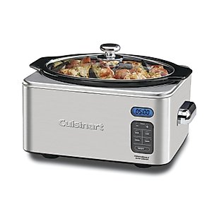 Cuisinart 6.5 Quart Programmable Slow Cooker with Multiple Cooking Options