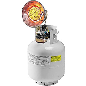 COSTWAY 15,000 BTU Propane Tank Top Heater, Portable Heater with Safety Shut-off Valve and Tip-over Switch, CSA Certification for Outdoor, Camping, Deluxe (Propane Cylinder not Included)