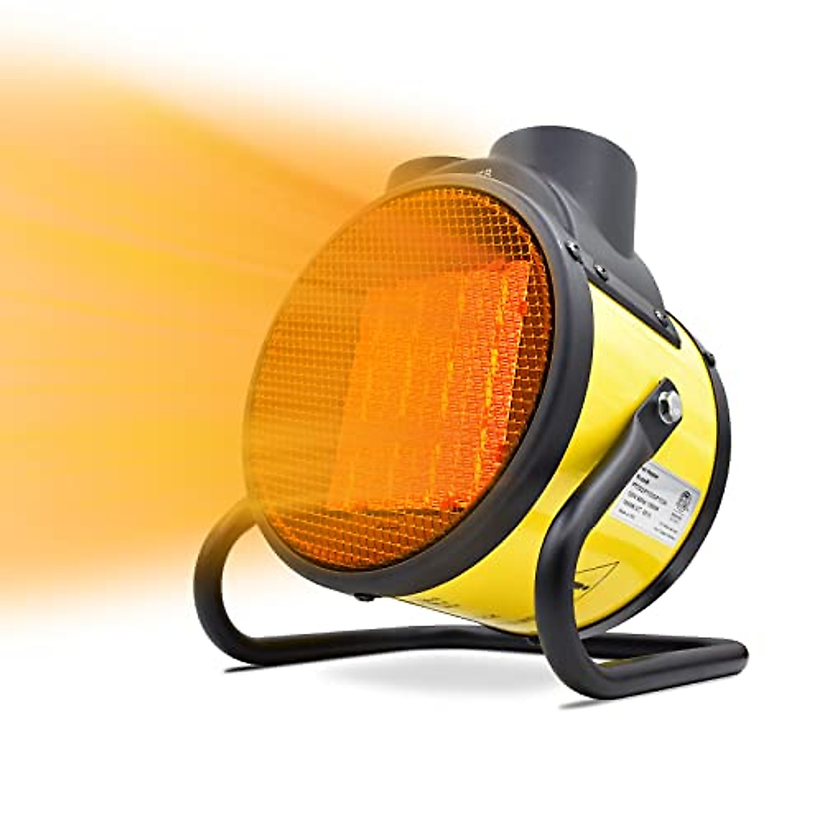 Electric Patio Heater - Greenhouse Fan, Heater Portable Space Heater, Adjustable Thermostat, for Greenhouse, Garage, Office, Workplace, PTC Fast Heating, Electric Ceramic Heaters,Metal Base