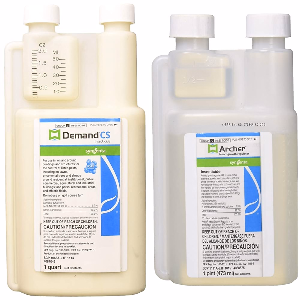Syngenta Demand CS 32oz Insecticide + Syngenta 33916 Archer Growth Regulator