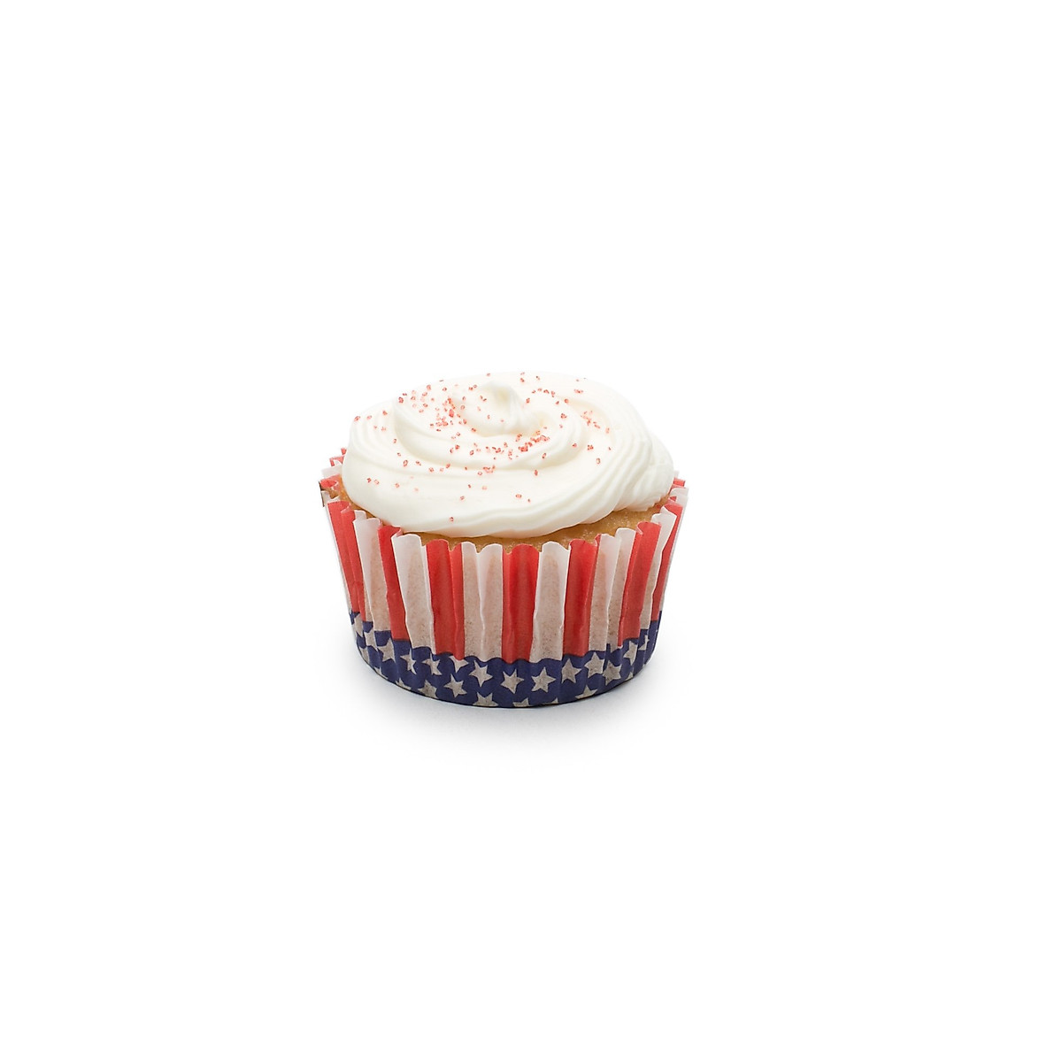 Fox Run Patriotic Bake Cup Set, 3 x 3 x 1.25 inches, Multicolored