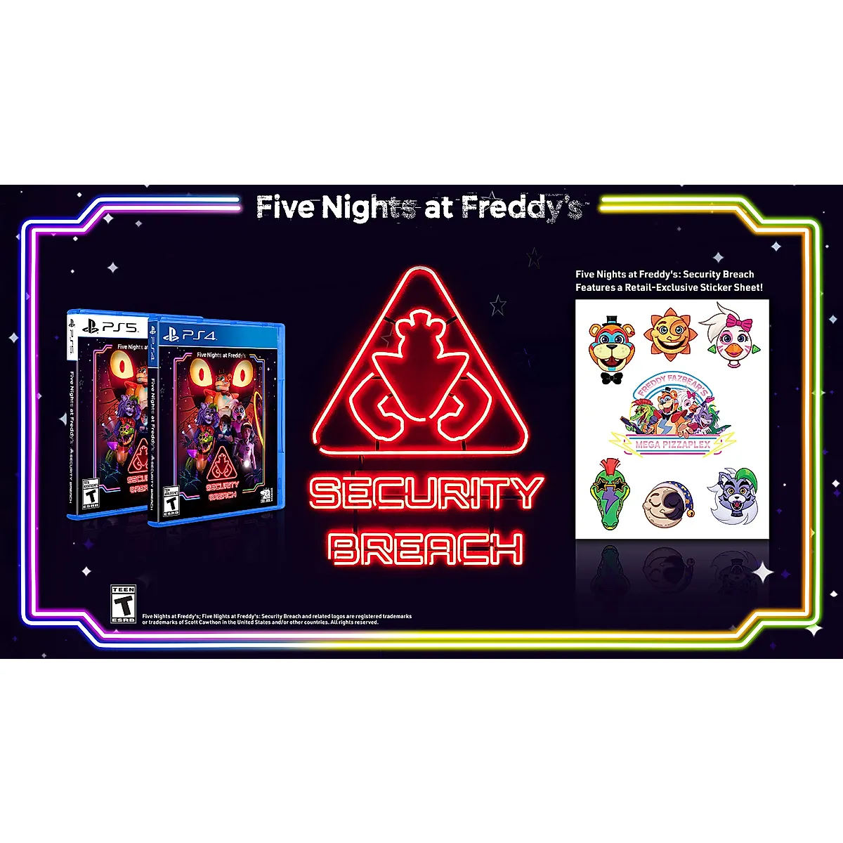 Five Nights at Freddy's: Core Collection and Security Breach Bundle (PS4)