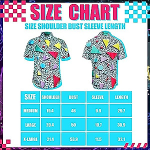 Xtinmee 6 Pcs 80s 90s Costume Hip Hop Outfit Set for Men Funny Rapper Rocker DJ Accessories Kit for Halloween Cosplay Party (Green,Large)