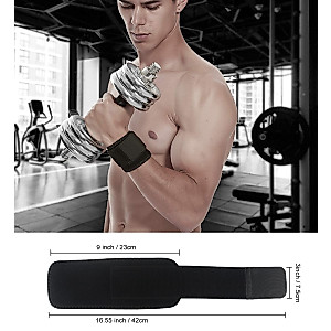 YUNYILAN 2 Pack Wrist Brace Adjustable Wrist Support Wrist Straps for Fitness Weightlifting, Tendonitis, Carpal Tunnel Arthritis, Wrist Wraps Wrist Pain Relief Highly Elastic (Black)