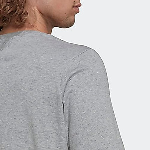 adidas Men's Essentials Camouflage Printed Tee, Medium Grey Heather, Large