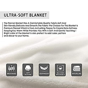 Daiitokuo Cardinal Birds Leaf Merry Christmas Luxury Fleece Microfiber Lightweight Plush Ultra-Soft Throw Blanket Fuzzy Blankets for Bed Couch Sofa 50"x40" for Kid