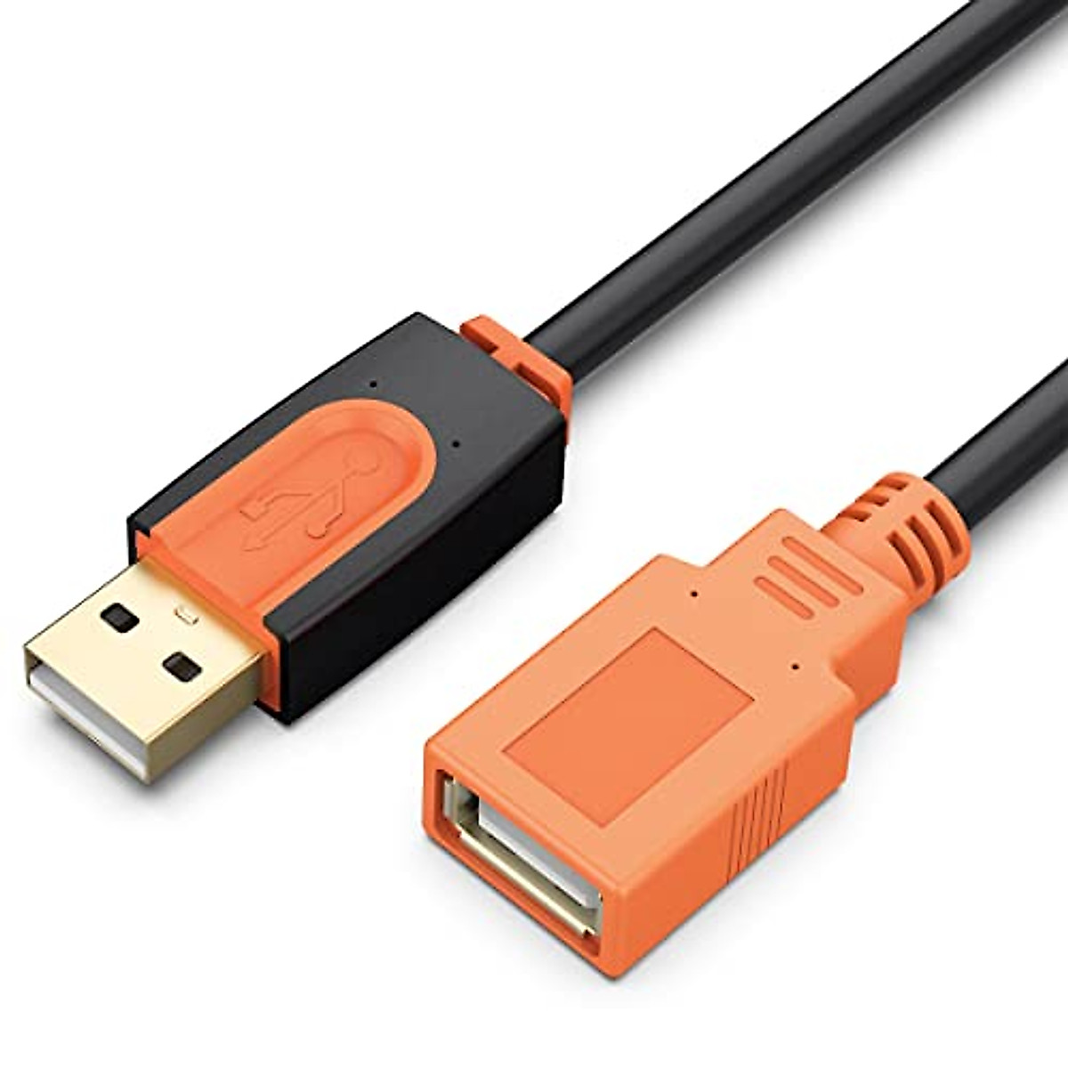 USB Extension Cable 20 ft, SNANSHI USB 2.0 Extension Cable USB Male to Female for Webcam, USB Camera, Printer, Mouse, Keyboard, Controller and More