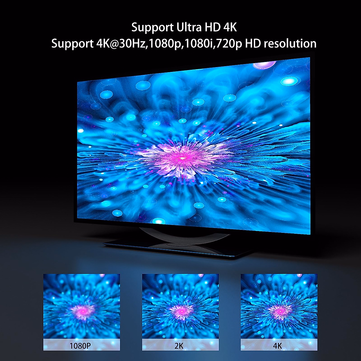 4K HDMI Video Wall Controller 2x2 w/IR Remote, Arvitek 4 Screens Into 1 Wall Display, TV Wall Controller Processor (8 Splicing Modes)