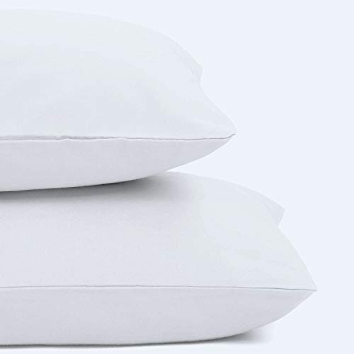 Toddler Pillowcases 12x16 Fits Pillows Sized 12x16 Baby Pillowcase Giza Cotton Pack of 2 Pillow Shams for Kids Pillowcase 12x16 Travel Pillow Case Covers 12X16, White