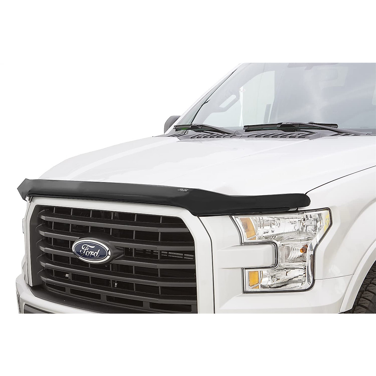 Auto Ventshade [AVS] Bugflector Hood Shield | 2016 - 2019 Ford Explorer , Black, High Profile, Smoke, 1 pc. | 23743