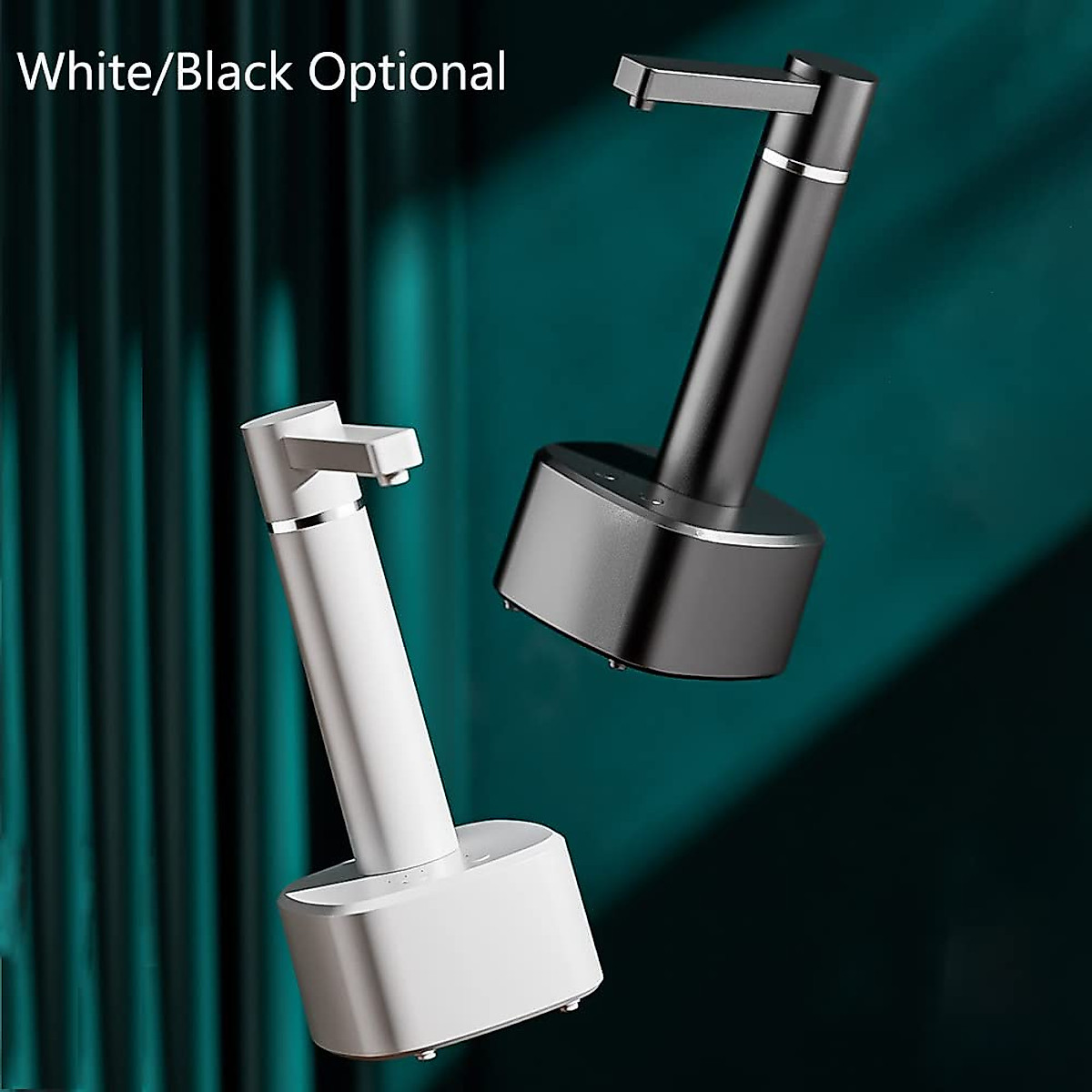 Desktop Water Dispenser for 5 Gallon Bottle, Electric Water Pump Portable USB Charging with 3 Water Jug Cap for Home, Office, Outdoor, Automatic Drinking Water Dispenser