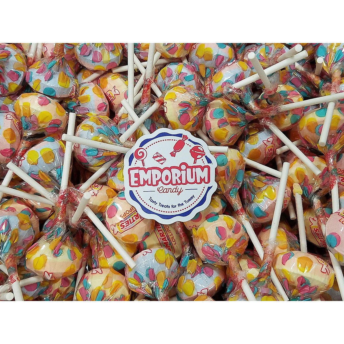 Smarties Lollipops - Individually Wrapped 1.5 lbs Fresh Bulk Assorted Lollipop Candy