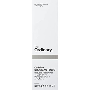 The Ordinary Caffeine Solution 5% + EGCG (30ml): Reduces Appearance of Eye Contour Pigmentation and Puffiness
