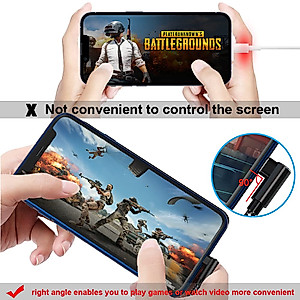 iPhone Charger 10 FT [Apple Mfi Certified] 3 Pack Long 90 Degree Lightning Charging Cable 10 Ft Nylon Braided Charge & Sync Cord for iPhone 14/13/12/11/XR/8/7/6/5 iPad Air 2/Mini/ (Black White,10Feet)