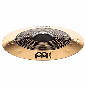 Meinl Cymbals Classics Custom Dual 20" Crash Cymbal for Drum Set, Dark/Brilliant — Made in Germany — B12 Bronze, 2-Year Warranty, (CC20DUC)