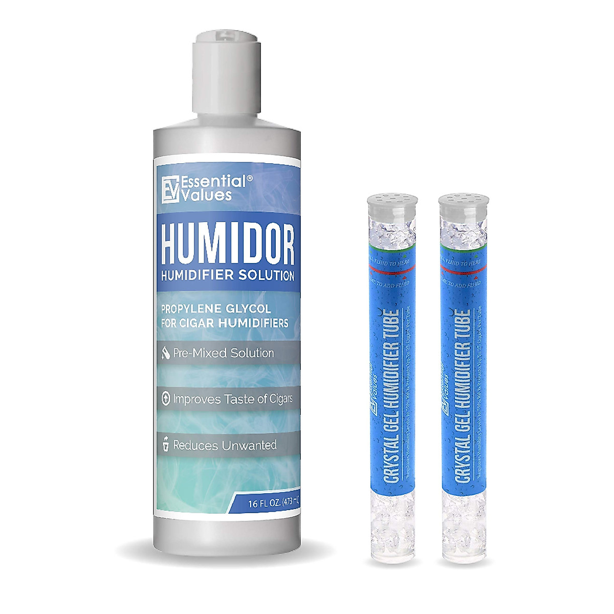 Humidor Solution Propylene Glycol Solution (PG Solution) For Humidifiers By Essential Values. Humidor Accessories and Supplies (16 Fl Oz (Pack of 1))