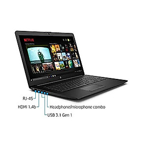 HP (17-BY1053DX 17.3 Laptop - Core i5-8265U - 8GB Memory - 256GB Solid State Drive - Windows 10 Home in S Mode - Jet Black/Maglia Pattern