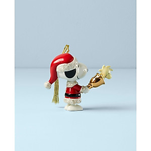 Lenox 894766 Snoopy Ringing Bell Ornament, Christmas