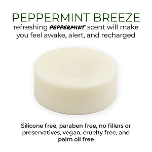 Suds & Co. Solid Conditioner Bar, Zero Waste Conditioner, Natural Conditioner For Hair, Sustainable, Eco-Friendly Hair Care – Peppermint Breeze, 1.7 Ounce