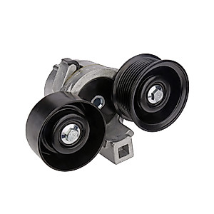 Automatic Serpentine Belt Tensioner Pulley Assembly - Replaces BT50, BT-50 - Compatible with Ford Vehicles - 1997-2003 - E-350 Club Wagon, Econoline, Excursion, F-250 Super Duty - 7.3L V8 Diesel